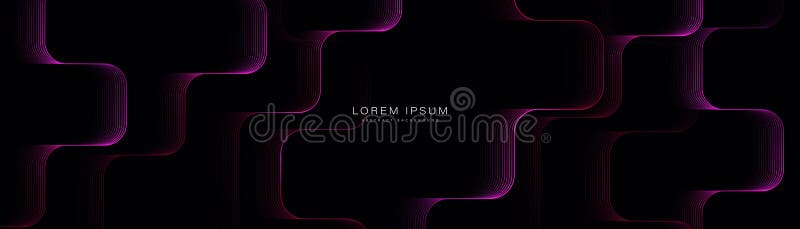Abstract Background with Magenta and Purple Rectangle Lines. Modern ...