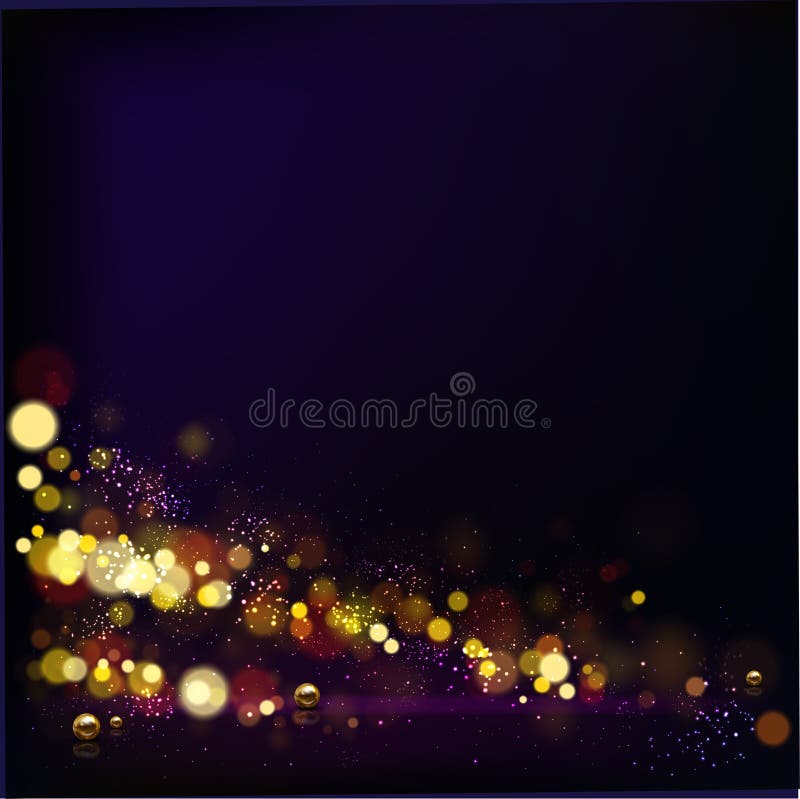 Abstract Background with Magic Light. Vector Illustration. Luxury ...