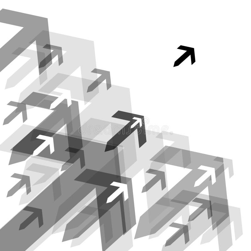 Many Arrows stock vector. Illustration of active, vector - 33958388