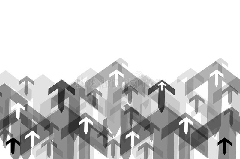 Arrows Pointing Same Direction Stock Illustrations – 81 Arrows Pointing ...