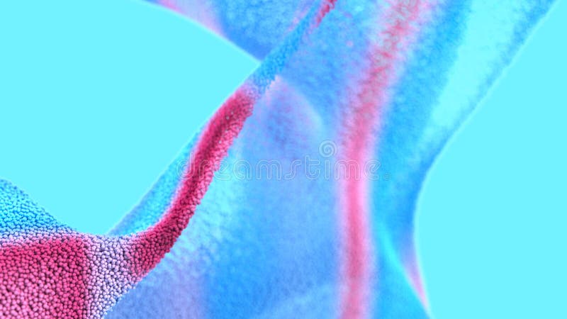 Abstract Background of Many Colorful Blue and Pink Balls that Create ...