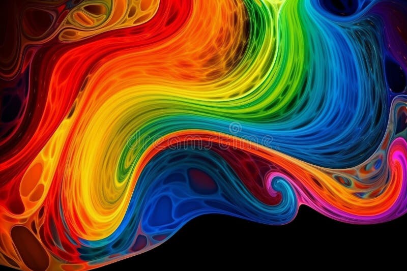 Abstract Background, Many Colours and Shapes Stock Illustration ...