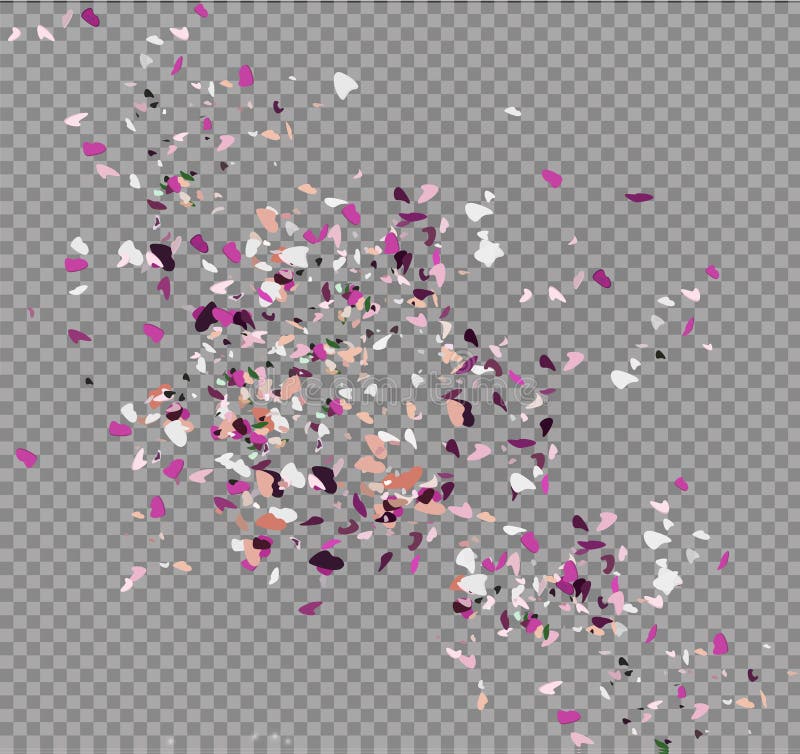 Abstract Background with Many Falling Tiny Confetti Pieces. Background ...