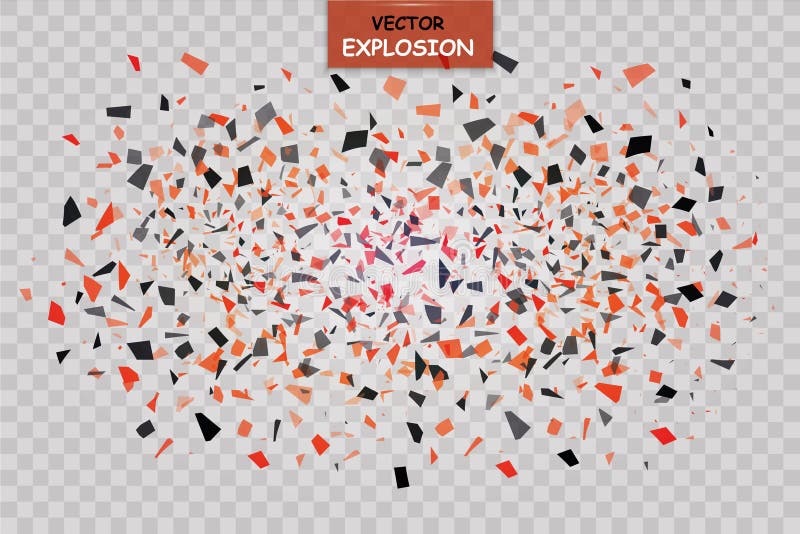 Abstract Background with Many Falling Tiny Confetti Pieces. Background ...