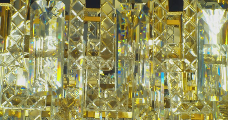 Abstract Background of Many Glass Elements that Shine by Reflecting ...