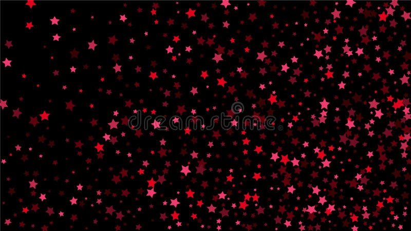 Abstract Background with Many Random Falling Golden Stars Stock Vector ...