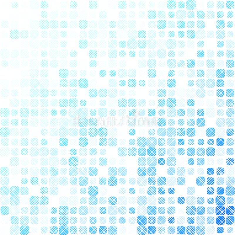 Abstract Background with Many Squares with Rounded Corners. Optical ...
