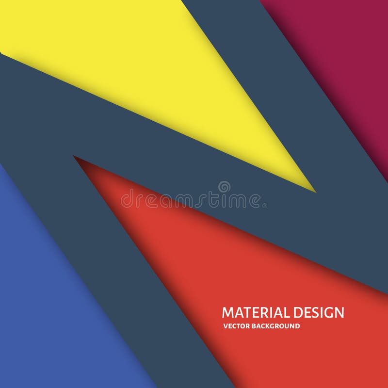 Abstract Background Material Design Template. Stock Vector ...