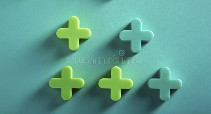 Abstract Background Medical and Science Concept. Cross Green Abstract ...