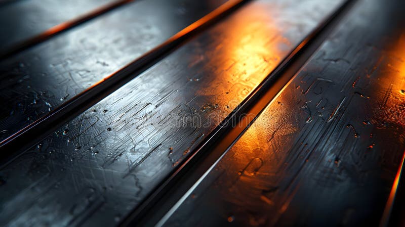 Abstract Background - Metal Texture with Warm Light Stock Illustration ...