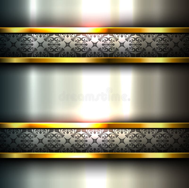 Abstract Background Metallic Stock Vector - Illustration of metallic ...