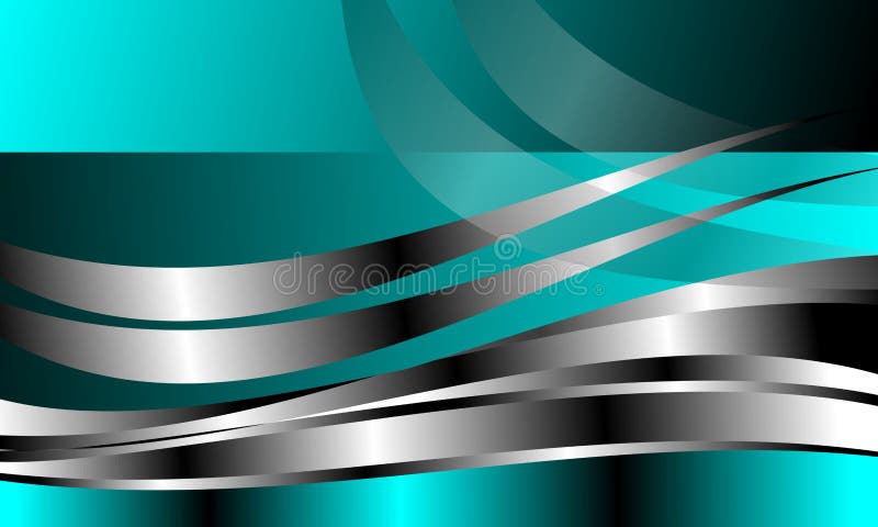 Abstract Background with Metallic Silver Stripes Stock Vector ...