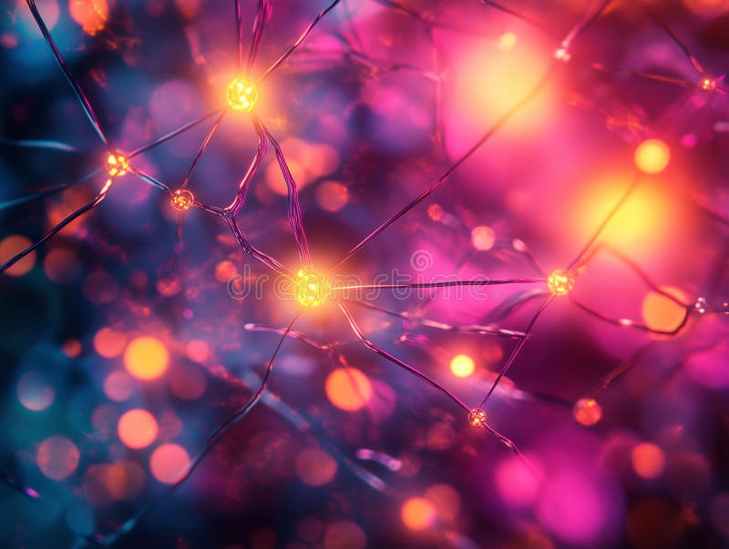 Abstract Background of Microworld Nano, Sci Fi and Internet Digital ...