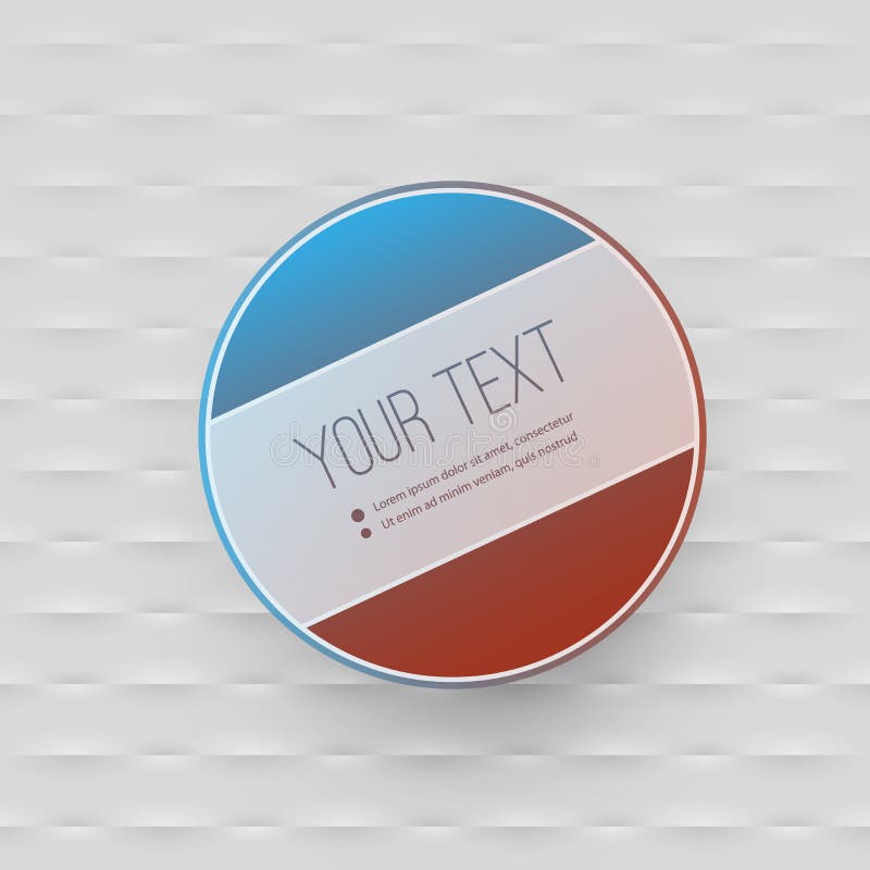 Abstract Background with Minimal Circular Text Box Design Stock Vector ...