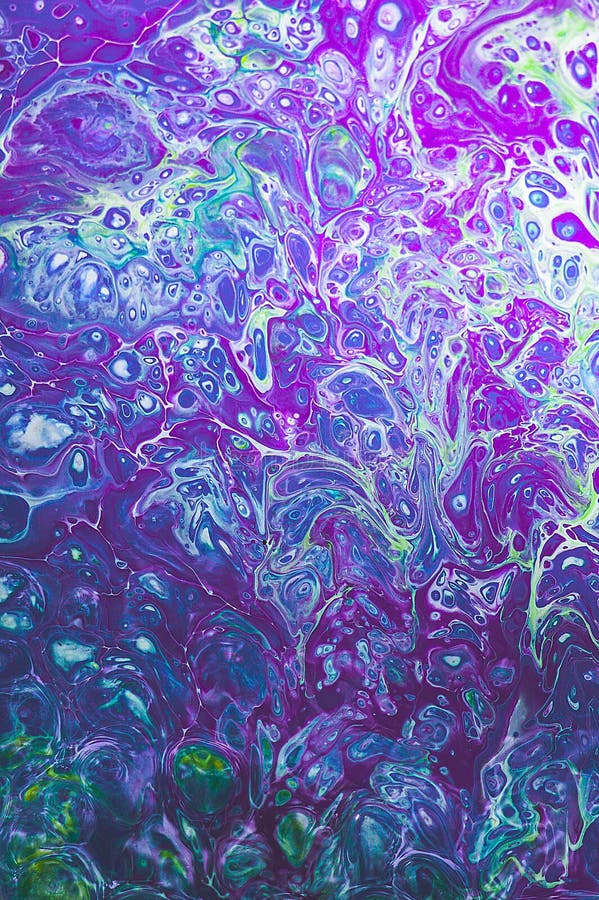 Abstract Background of a Mix Color Paints Stock Illustration ...