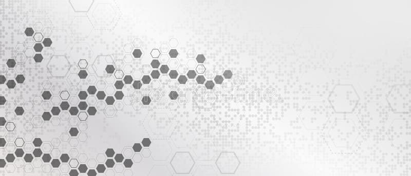 Abstract Background of Molecular Structure and Graphic Design of ...