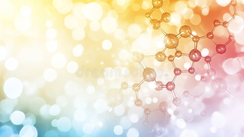 Abstract Background with Molecule Structure Education and Knowledge ...