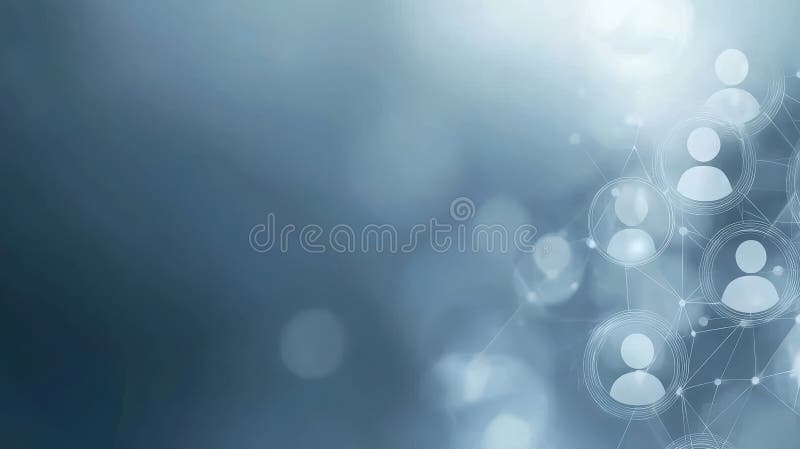 Abstract Background with Molecules, Complex Scientific Structure ...