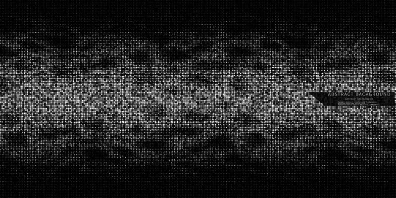 Abstract Background Monochromatic Noise Color Pixels. Rectangle Mosaic ...