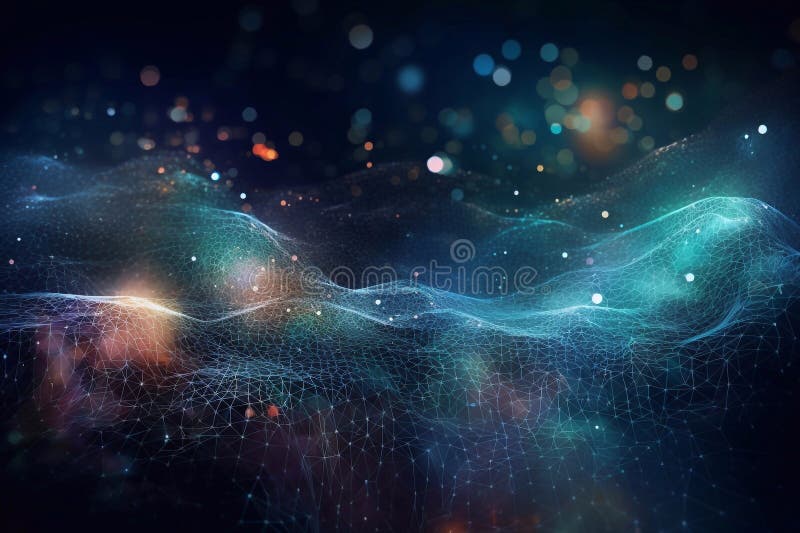 Abstract Background Motion Transformation of Empty Copy Space with ...