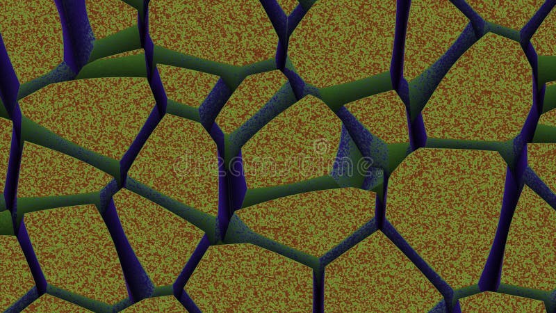 Abstract Background with the Movement of Cells. Design. Moving Colorful ...