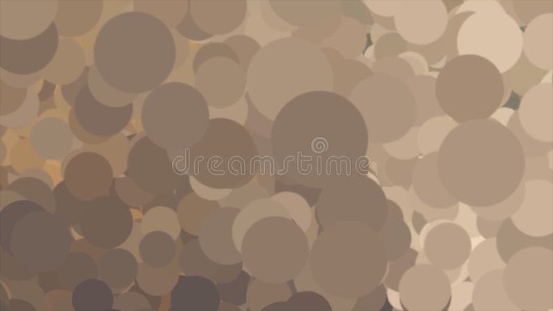 Abstract Background with Moving Cloud of Many Circles of Different ...