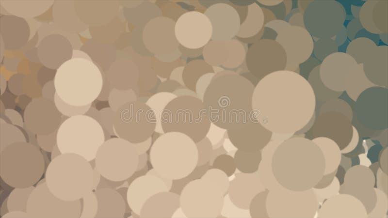 Abstract Background with Moving Cloud of Many Circles of Different ...