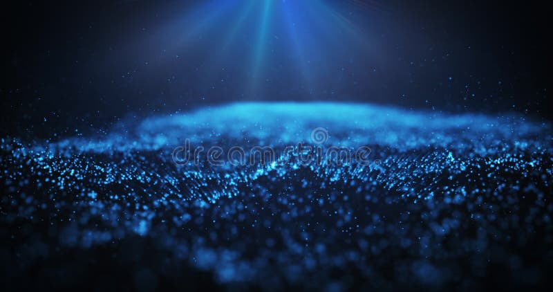 Abstract Background with Moving and Flicker Particles Stock Video ...