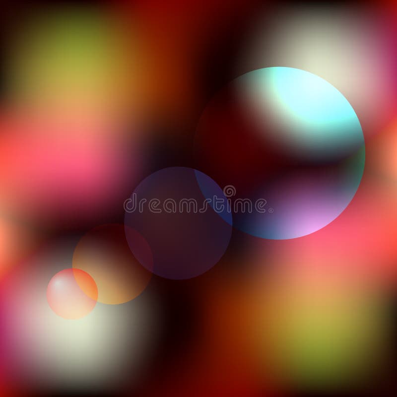 Abstract Background of Multi-colored Gradient Circles. Bitmap ...