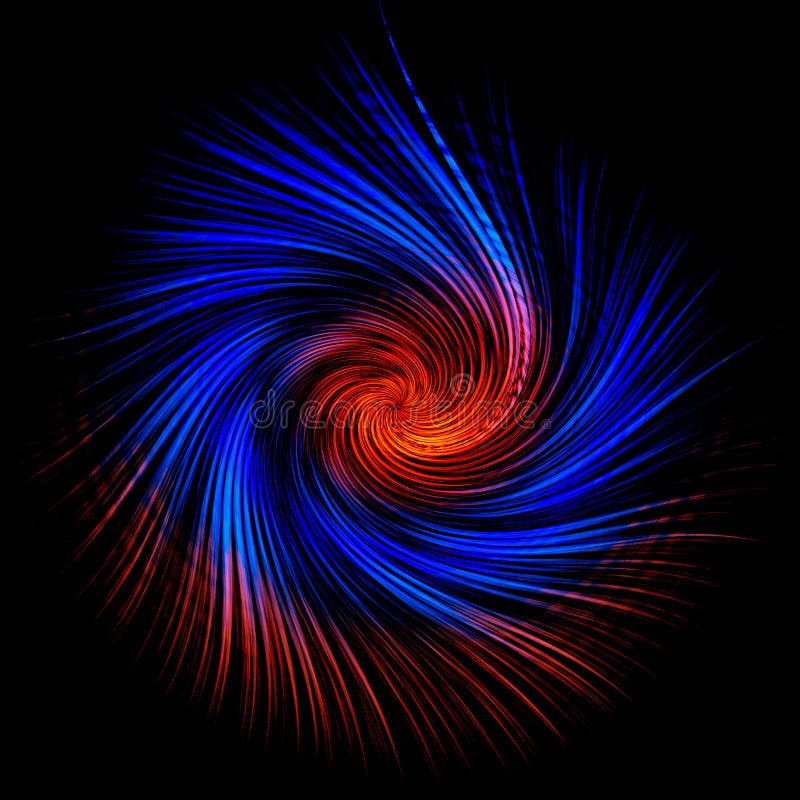 Abstract Background Multi-colored Spiral Galaxy Stock Illustration ...