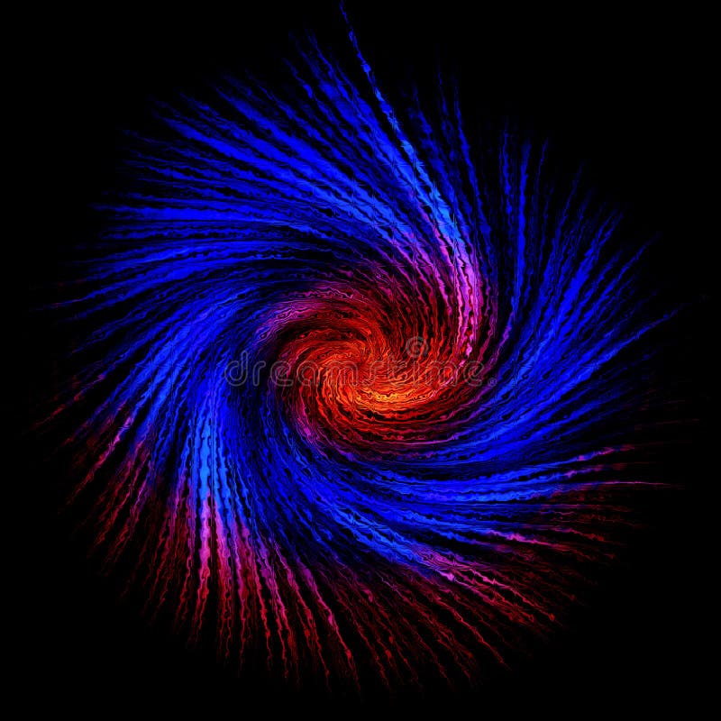 Abstract Background Multi-colored Spiral Galaxy Stock Illustration ...