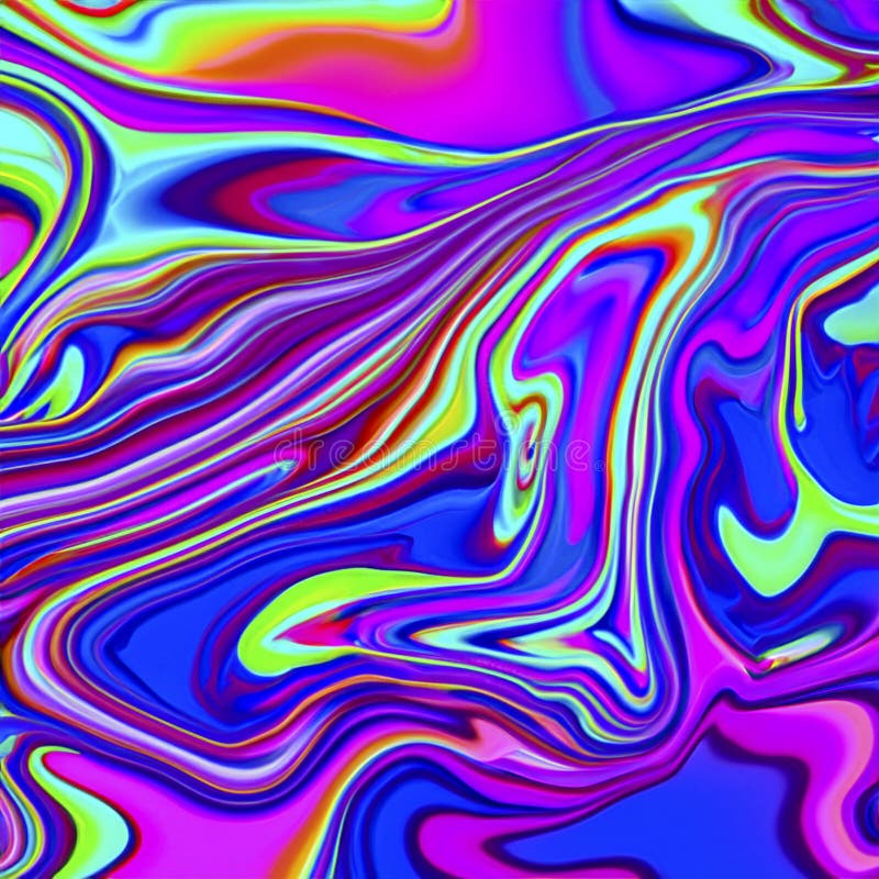 Multicolored Flowing Waves. Abstract Background with Place for Text ... Multicolored Flowing Waves. Abstract Background with Place for Text ...