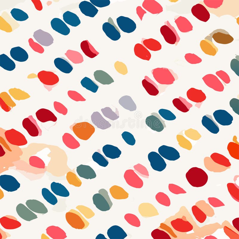 Abstract Background with Multicolored Spots of Different Sizes and ...