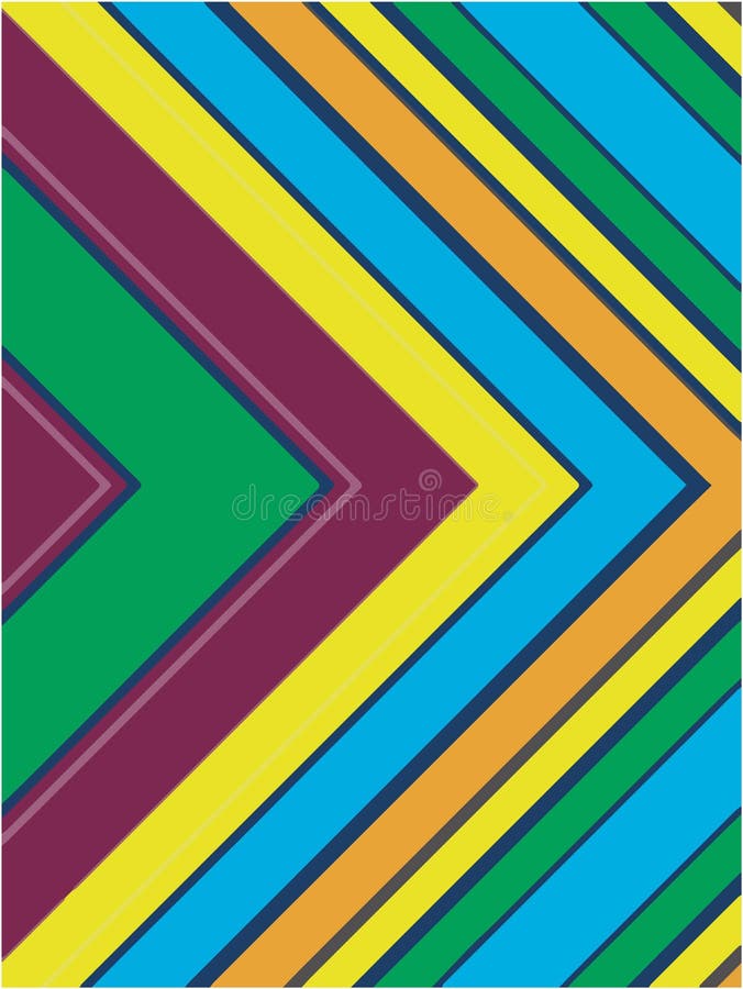 Abstract Background from Multicolored Stripes for a Book or Booklet ...