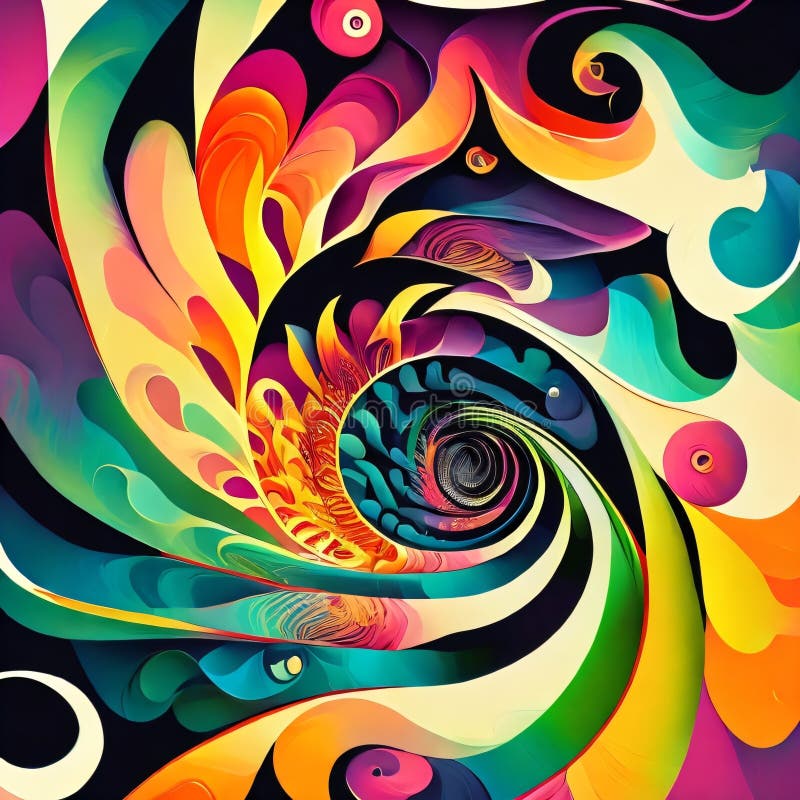 Abstract Background, Multicolored Texture. Artistic Abstraction of ...