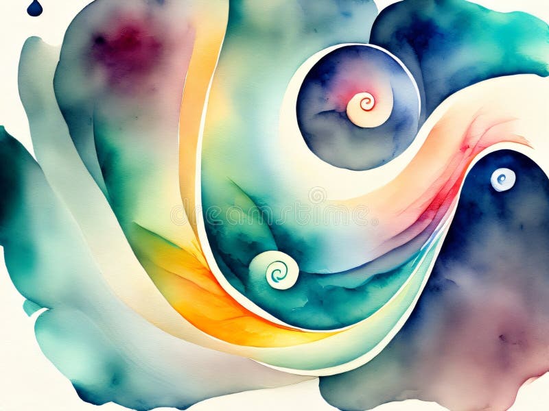 Abstract Background, Multicolored Texture. Artistic Abstraction of ...