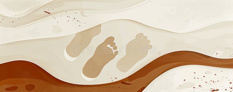 Abstract Background with Muted Brown and Cream Tones Featuring ...