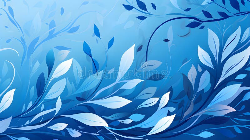 Abstract Background of Nature Pattern in Blue Colors. Minimal Wallpaper ...