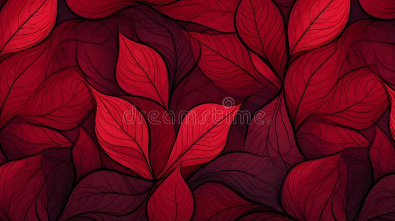 Abstract Background of Nature Pattern in Ruby Colors. Minimal Wallpaper Stock Illustration ...