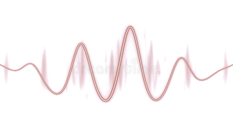 Abstract Background of Neon High-tech Waveform. Design. Audio Spectrum ...