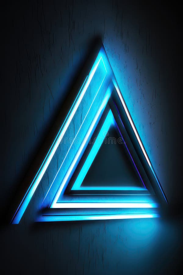 Abstract Background. Neon Triangle. Vertical Background Stock ...