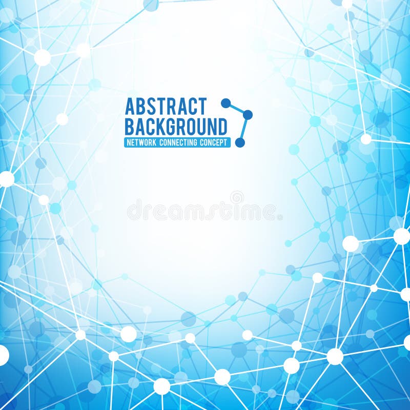 Abstract Background Network Connect Concept Vector Illustration Stock ...