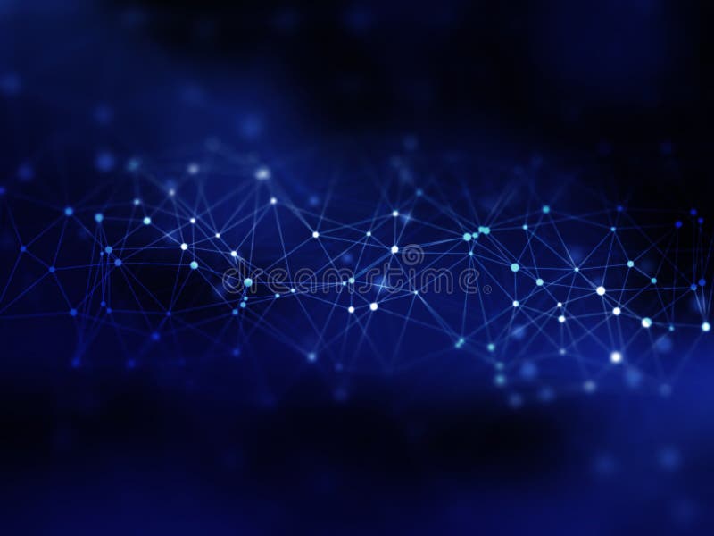 Network Connections Abstract Design Background Stock Illustration ...