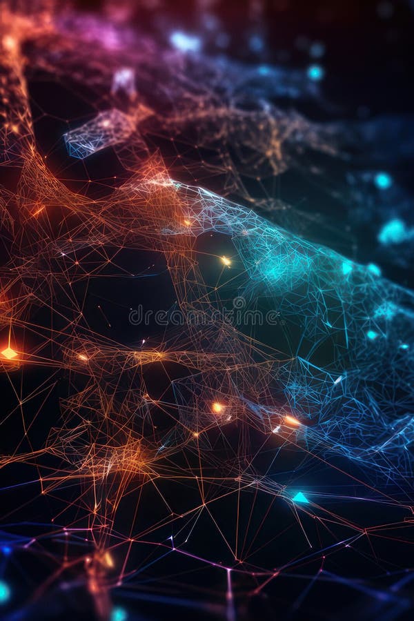Abstract Background. Neural Network Structure, Neon Lines. Vertical ... Abstract Background. Neural Network Structure, Neon Lines. Vertical ...