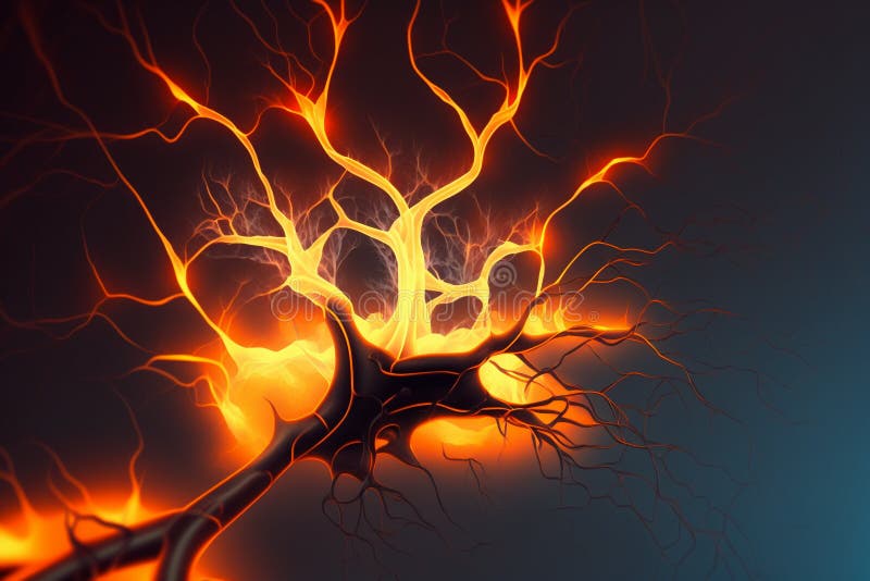 Abstract Background Neuro Styled Pattern with Chaotic Lines, Generative ...