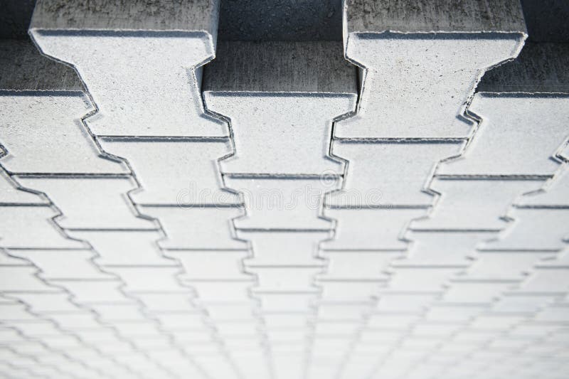 Abstract Background. New Cobblestone Pavement Close Up Stock Image ...