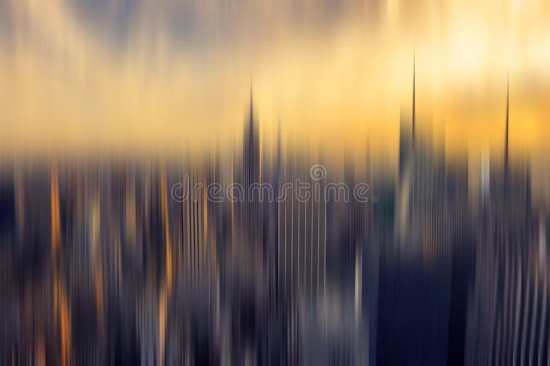 Abstract Background New York Panorama Stock Illustration - Illustration ...