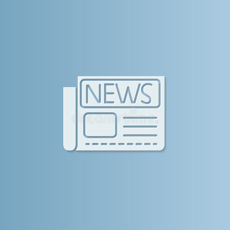 Abstract Background for Newspaper, Paper Cut, Vector Illustrations ...