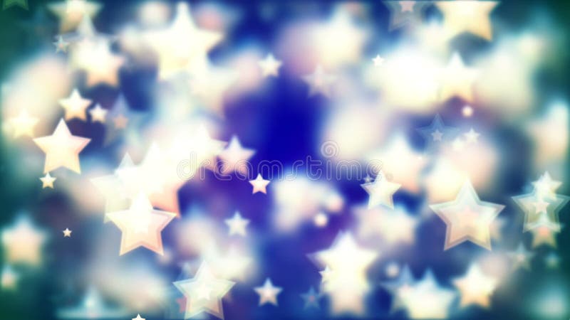 Background with Nice Flying Stars Stock Illustration - Illustration of ...