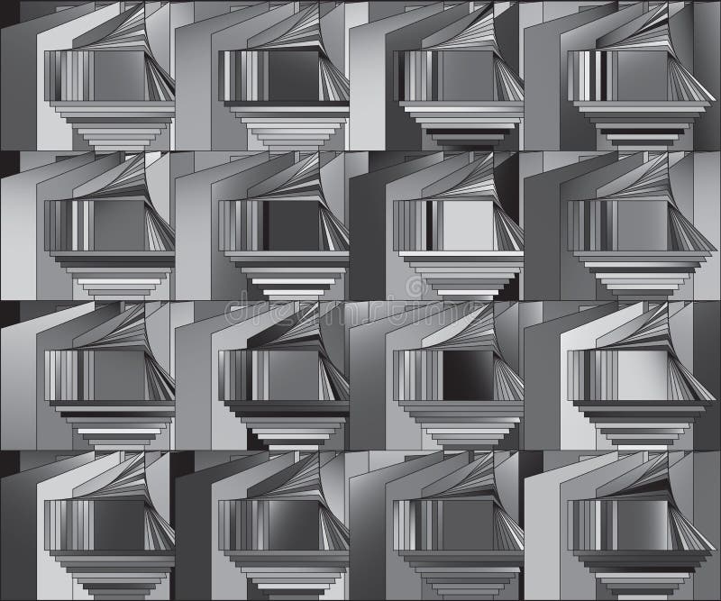 Abstract Background. Noise Structure with Gray Tiles Stock Vector ...